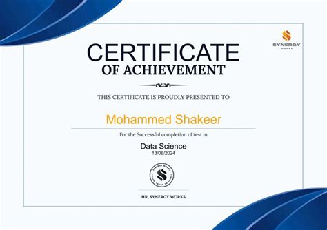 Mohammed Shakeer On Linkedin Datascience Achievement