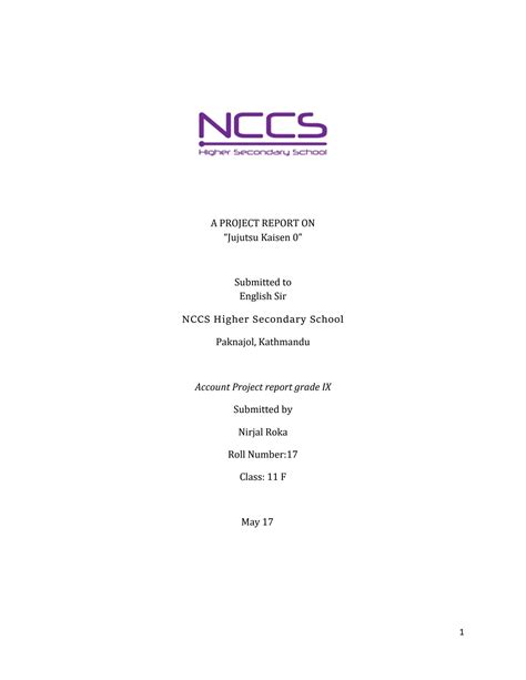 SOLUTION Report Writing Sample Studypool