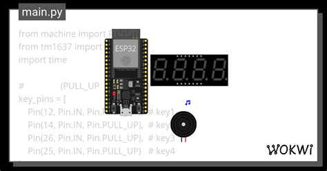 四位密码 Wokwi Esp32 Stm32 Arduino Simulator