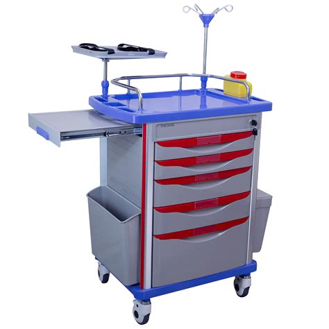 Walmart Medical Crash Cart Emergency Cart With Drawers Power Strip