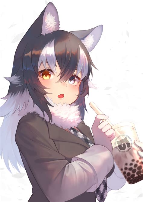 Grey Wolf Kemono Friends Drawn By Akumasttakuma Danbooru