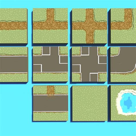 3d Voxel Terraintiles 3d Model 5 Obj Unknown Free3d