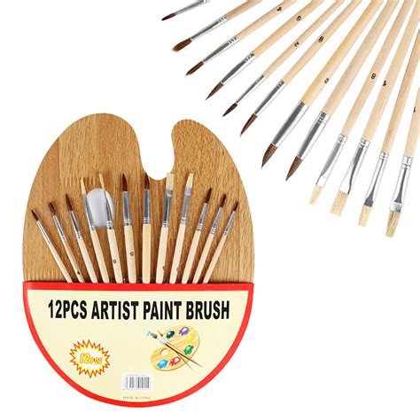 미술붓 세트 유화붓 그림 수채화 붓 12p Dd 12226 온채널