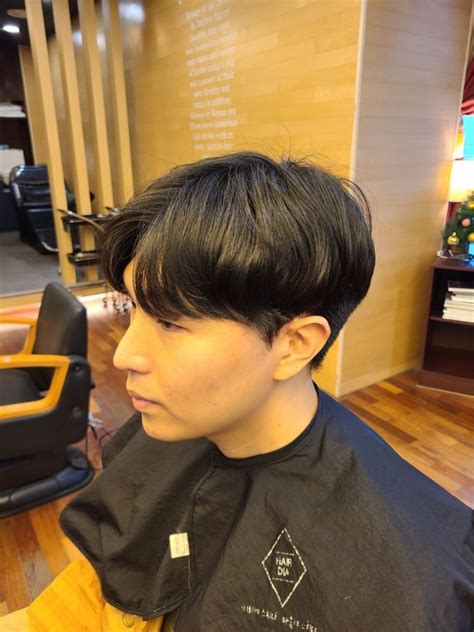 분당 서현역 미용실 남자머리 가르마펌 스타일링 좋아 네이버 블로그