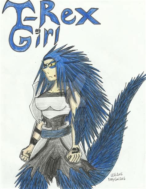 T Rex Girl Manga Cover Full Feathered T Rex Girl By Rexygal On Deviantart