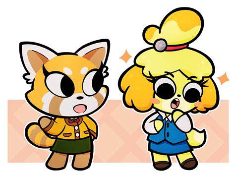 Retsuko And Isabelle By Quirogaetc On Newgrounds