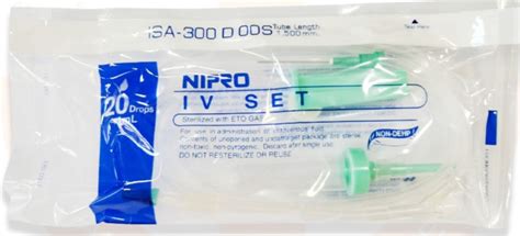 Nipro Iv Set ชุดให้น้ำเกลือแบบติดเข็ม