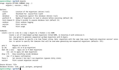 migrations database in golang ketika aplikasi dijalankan biasanya… by egi wiratama sep