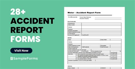 FREE 28 Accident Report Forms In PDF