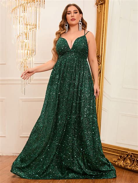Plus Size Green Dresses Faeriesty