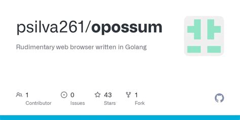 Opossum Cross Platform Web Browser Written In Golang Optimized For Plan 9 Rpatienthackernews
