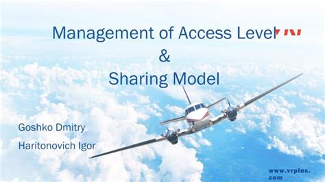 Salesforce Security Model Dmitry Goshko Igor Haritonovich Ppt