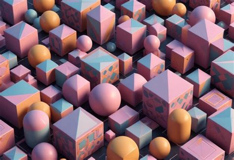 geometry the art of distilled complexity premium ai generated image