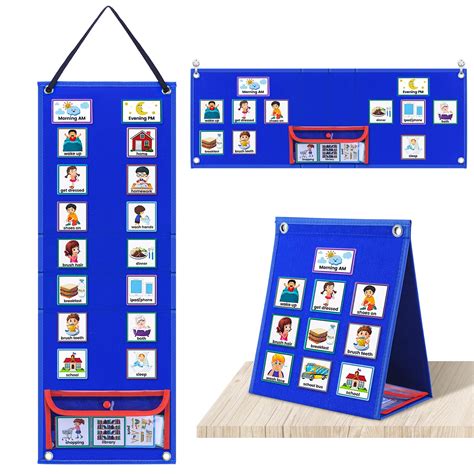 Tabla De Horarios Visuales Para Niños Tabla De Rutina De Tareas