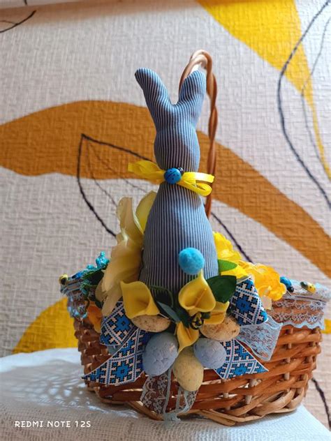 Великодній кошик з декором — ціна 600 грн у каталозі Все для свята Купити товари для дому та