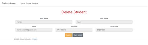 GitHub Sumaya Ali Students N Tier Architecture DotNet Core6 MVC