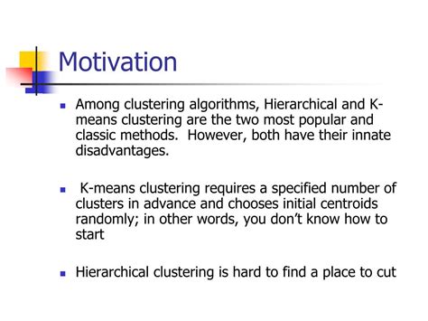 Ppt Hybrid Hierarchical Kmeans Clustering And Db Scan Powerpoint Presentation Id