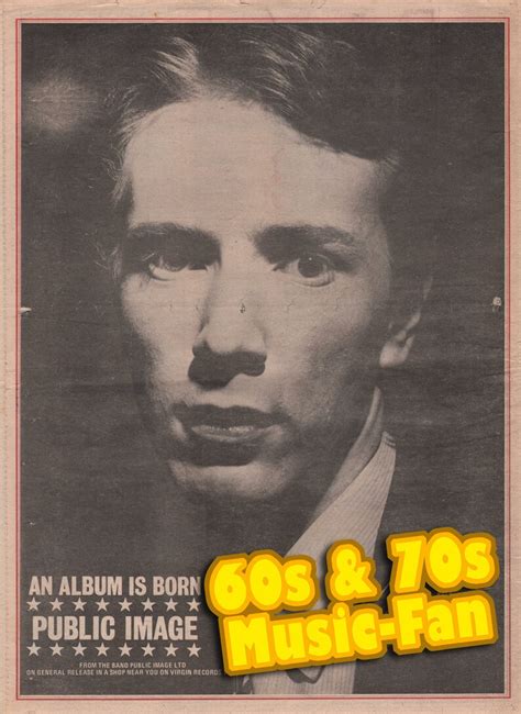 1978 Poster SEX Pistols PIL Public Image Ltd Original NME Johnny