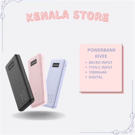 Jual Powerbank Kivee Mah Shopee Indonesia