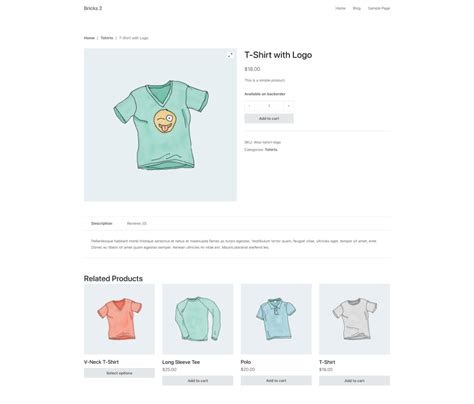 Single Product Template In Bricks Brickslabs