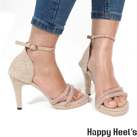 Ankle Strap Platform Stiletto Heel Happy Heels