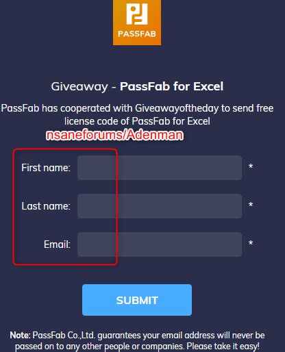 Passfab For Excel 8 4 0 Giveaways Nsane Forums