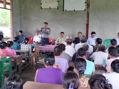 ဘူးသီးတောင်မြို့နယ်၌ စစ်ကြောင်းကြီး ၅ ကြောင်းဖြင့် ကျေးရွာများသို့ သက်ဆိုင်ရာတာဝန်ရှိသူများက