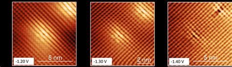 Stm Contrast Obtained From The Mound Like Defect At A V Bias 12 V