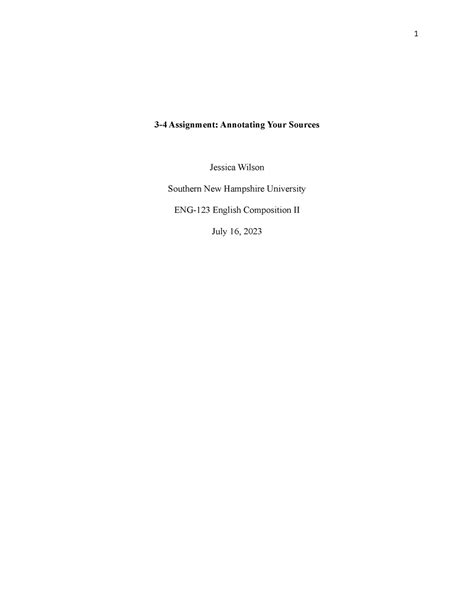 2 5 assignment 3 4 assignment annotating your sources jessica wilson