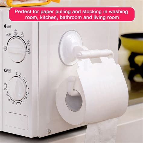 Badu Bg Кутия за кърпички Смукател Стенен държач за ролка тоалетна хартия Стойка Скоба Рафт за