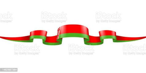 벨로루시 국기 리본 벨로루시 국기 헤더 긴 배너입니다 벡터 스톡 일러스트 3차원 형태에 대한 스톡 벡터 아트 및 기타 이미지 3차원 형태 국가 지리적 지역 국기