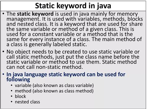 Anutosh Ghosh On Linkedin Static Keyword Has So Many Use Cases And Is Of Importance In Java In