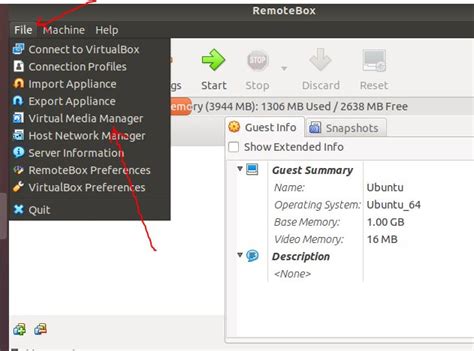 how to perfrom remote management of virtualbox virtual machines