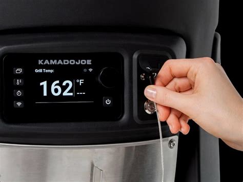 Kamado Joe Konnected Joe Digital Charcoal Grill And Smoker Lights At The Touch Of A Button