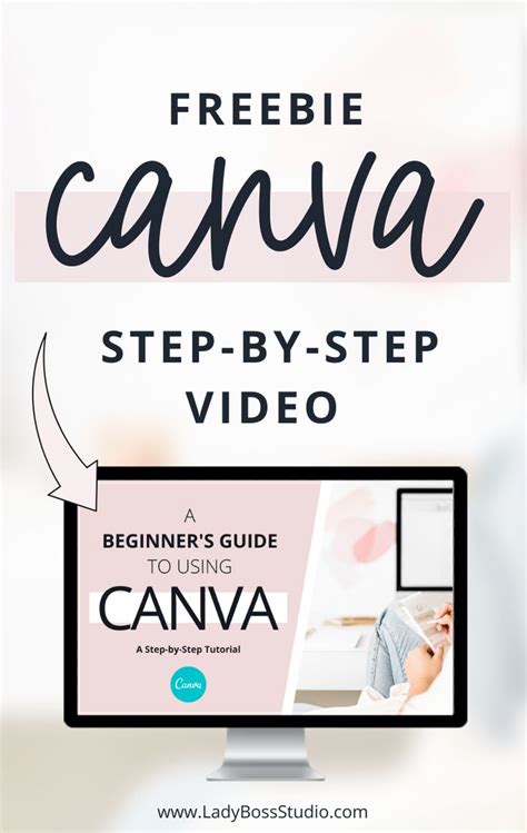 Freebie Step By Step Canva Video Canva Tutorial Canvas Learning