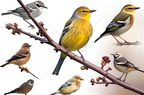 不同颜色的小鸟图片素材 正版创意图片600226661 摄图网