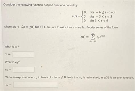 solved consider the following function defined over one