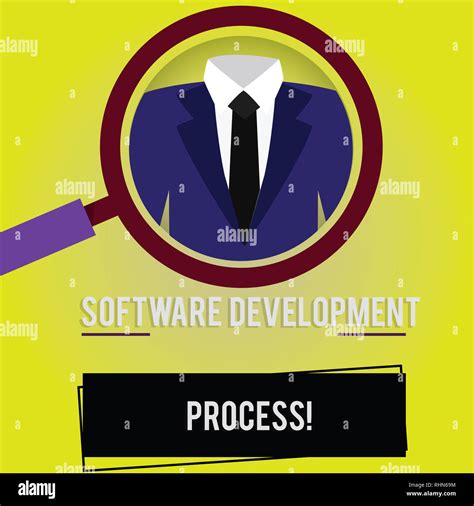 Handwriting Text Software Development Process Concept Meaning Process Of Developing A Software