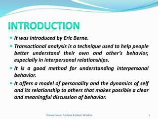 Transactional Analysis PPTX