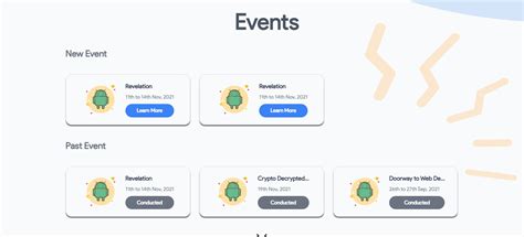 Feature Adding The Events Section · Issue 72 · Dscvitcdscvitchennai · Github