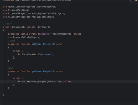 Widget Resource Cannot Run Filament