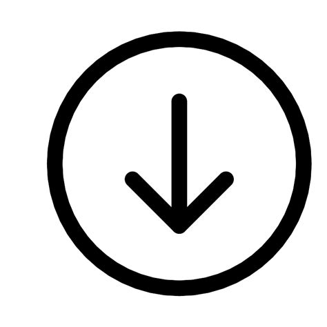 Arrow Down Circle Vector SVG Icon SVG Repo