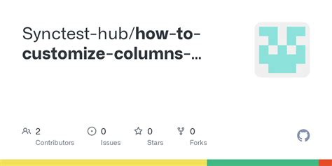 How To Customize Columns Using Templates In Vue Gantt Chartreadmemd At Master · Synctest Hub