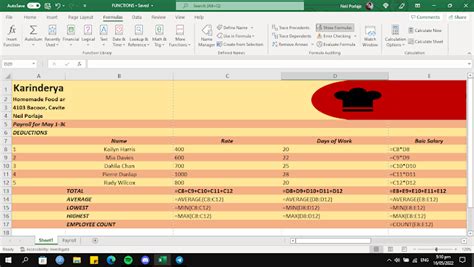 Function Sum Average If Condition Vlookup Count Max Min Count Neil Porlaje