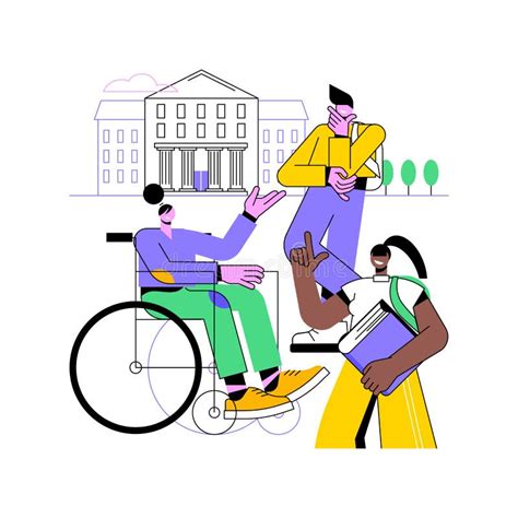 Before Lecture Isolated Cartoon Vector Illustrations Stock Vector Illustration Of University