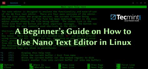a beginner s guide on how to use nano text editor in linux artofit