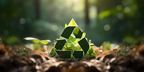 premium photo promoting environmental sustainability with recycling