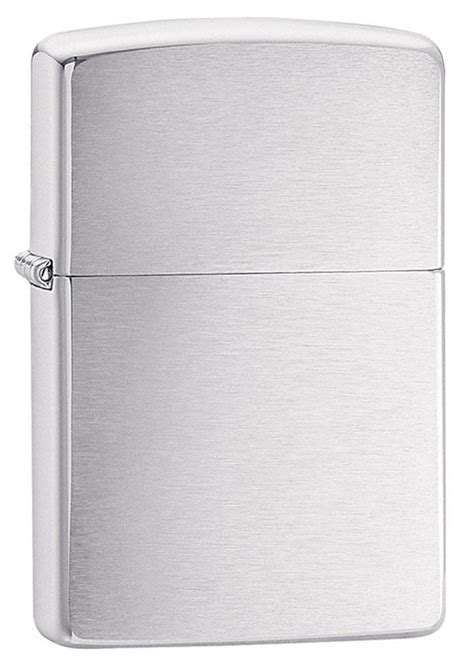 Classic Brushed Chrome Windproof Lighter Zippo Usa