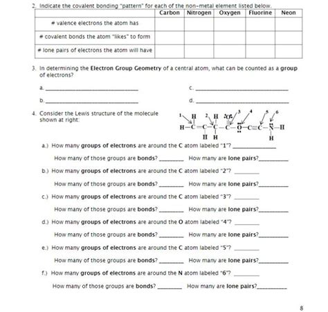 Solved 3 In Determining The Electron Group Geometry Of A Chegg Com