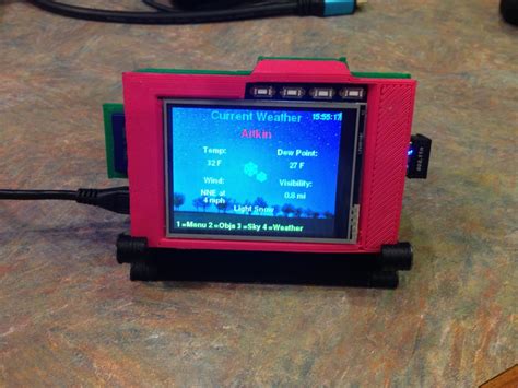 Stand For Raspberry Pi With Adafruit Pitft By Tnever Download Free Stl Model